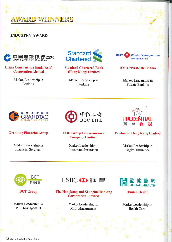HKIM Market Leadership Award 2016-2017